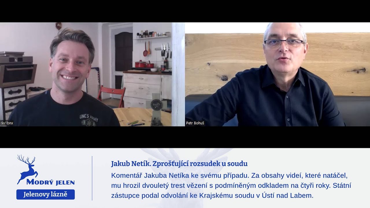 Jakub Netík. Zprošťující rozsudek u soudu - YouTube