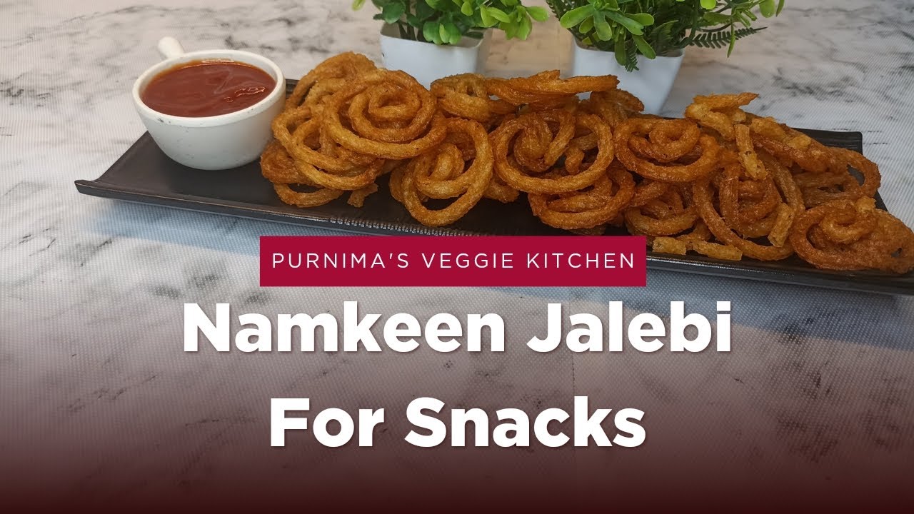 NAMKEEN JALEBI FOR SNACKS #cooking #recipe #viral #tasty #crispy - YouTube