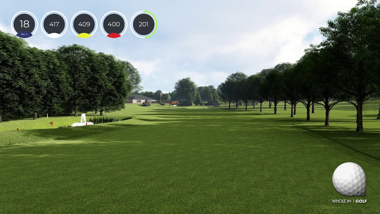 Maxstoke Park Golf Club- Hole 18 - YouTube