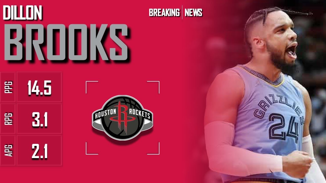 HOUSTON ROCKETS: Dillon Brooks ᴴᴰ - YouTube