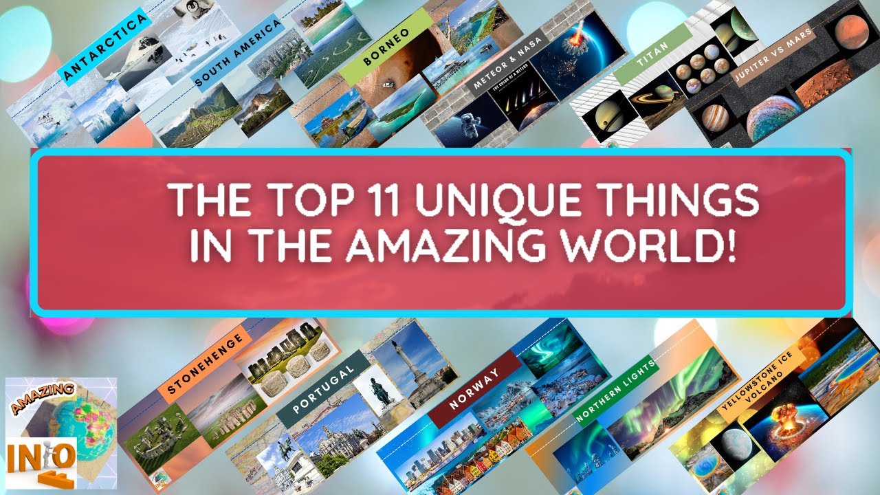 The Top 11 Unique Things in the Amazing World! - YouTube