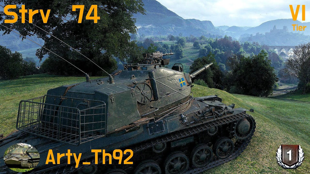 Strv 74 - Buena táctica de flaqueo - Replays world of tanks #wot #world ...