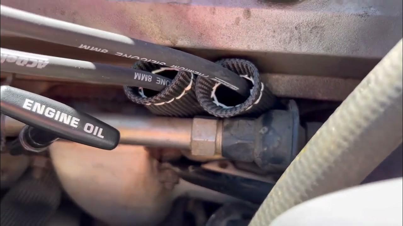 C4 Corvette DIY: Ignition Wire Boots + Over Valve Cover Routing - YouTube