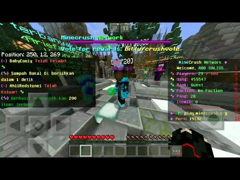 MAIN SERVER MINECRUSH - YouTube