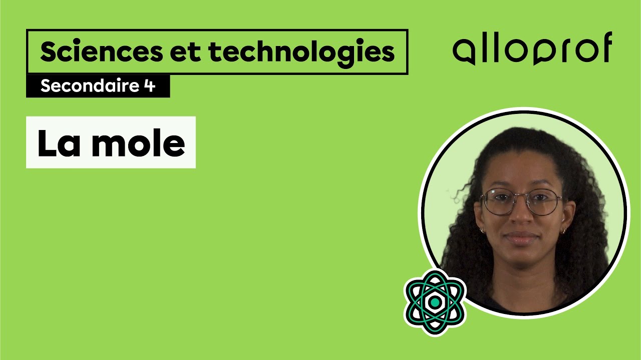 La mole | Sciences et technologies| Alloprof - YouTube