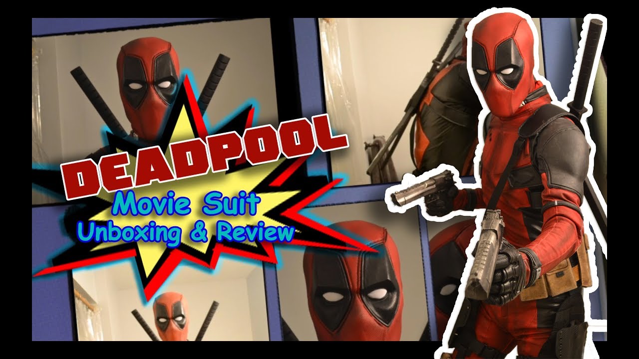 DEADPOOL MOVIE SUIT REPLICA Unboxing & Review - YouTube