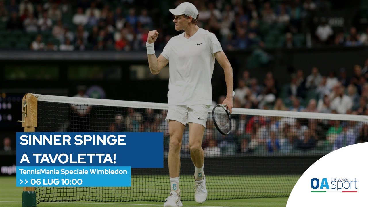 TennisMania Speciale Wimbledon: Sinner spinge a tavoletta! - YouTube