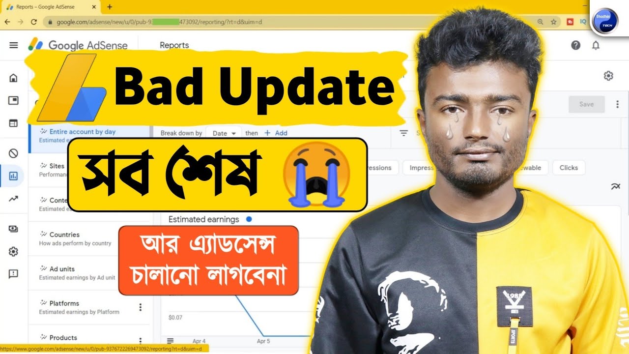 [YouTube Bad Update] Now You Can't See Any Report Adsense On YouTube😭 ...