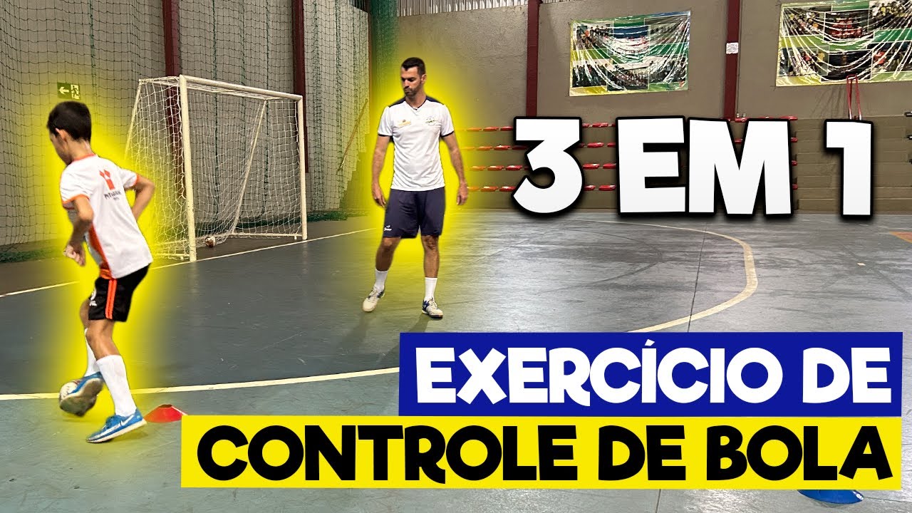 Melhore Seu Controle De Bola Exercício 3 Em 1 Youtube