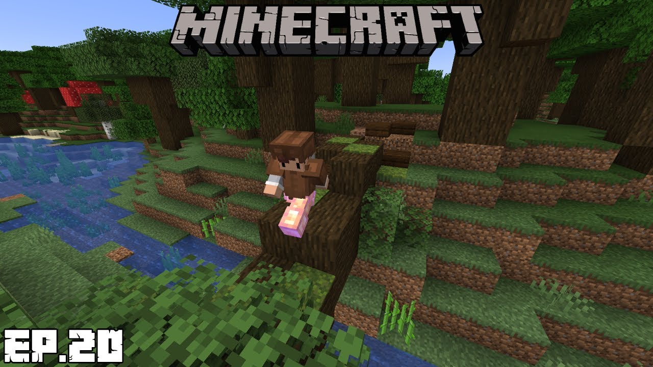 Building Fallen Tree | Minecraft Lets Play Ep20 - YouTube