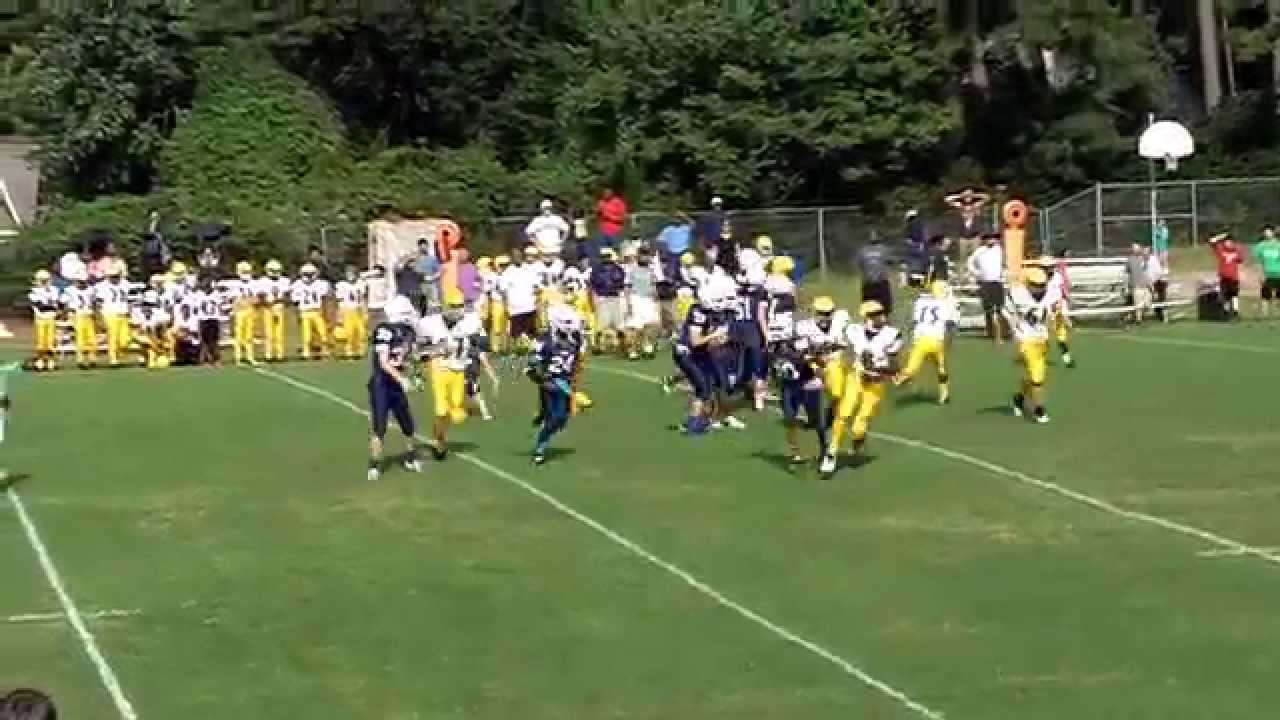 Daniels Middle School vs Ligon Middle School Football 2014 - YouTube