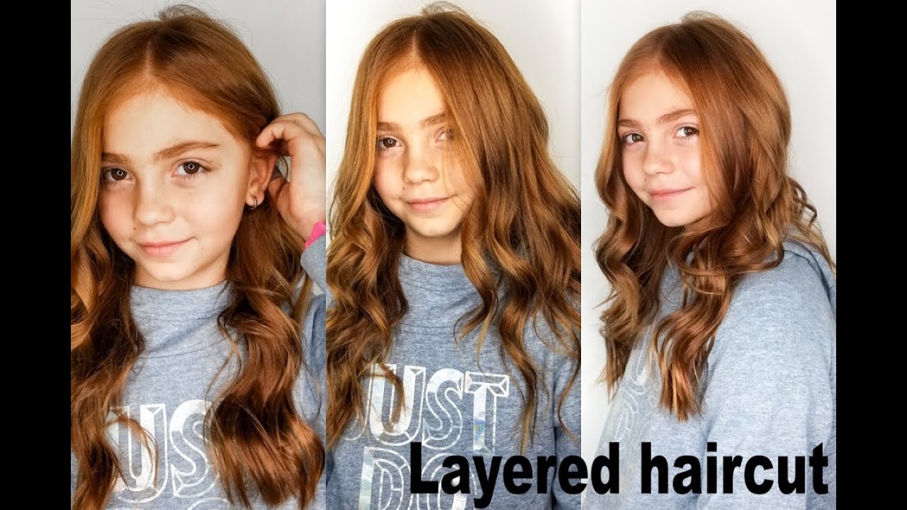 HOW TO do a layered haircut - YouTube