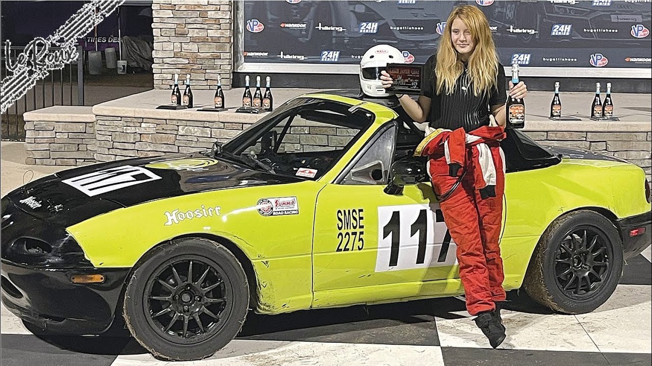 Ride along in a Spec Miata with racer Mia LeRoux! - YouTube