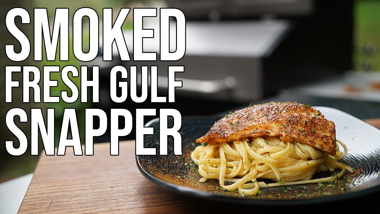 Fresh Caught Red Snapper SMOKED on the Pit Boss Platinum Lockhart ...