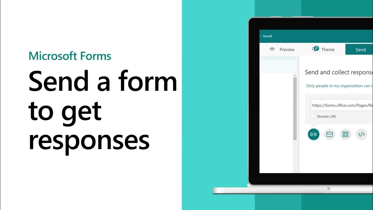 Send a form and collect responses - Microsoft Support - YouTube