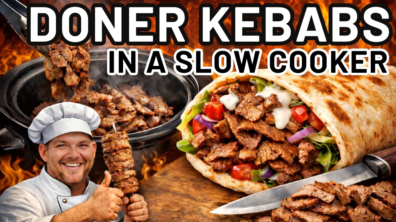 DONER KEBABS IN A SLOW COOKER || Easy Fakeaway Recipe - YouTube