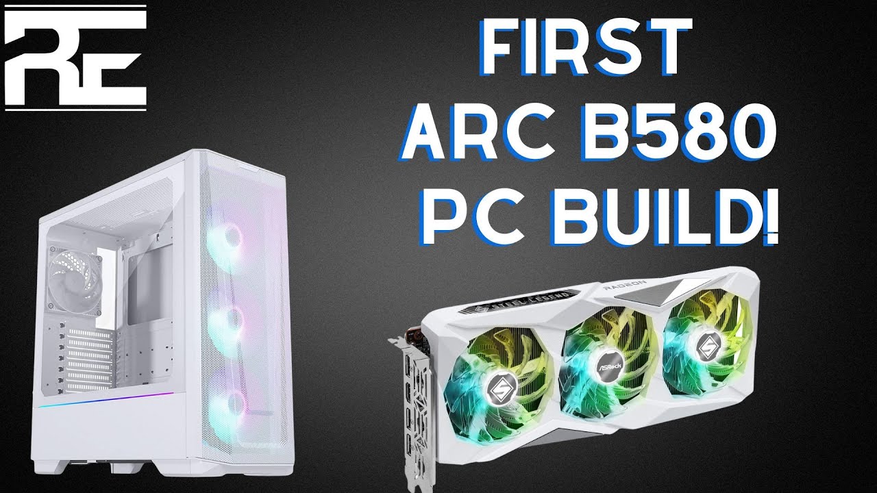 🔴 First Intel Arc B580 gaming PC | PC build #239 - YouTube