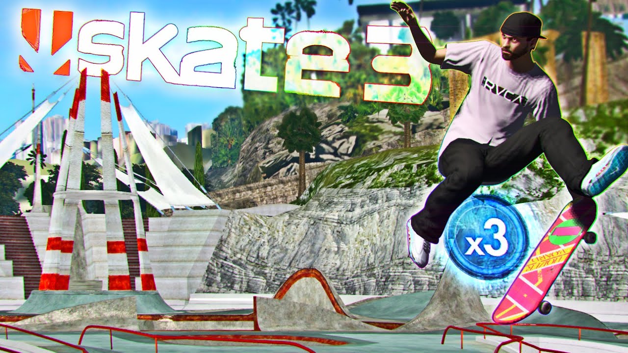 SKATE 2 MAP IN SKATE 3 - YouTube