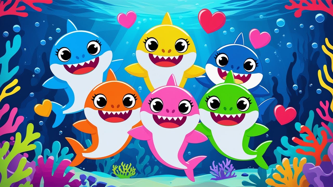 🐳 Baby Shark 🦈 Música Divertida para Niños Felices 😄 Canción del ...