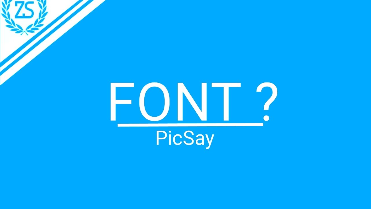 Cara Menambahkan Font pada PicSay Pro - YouTube
