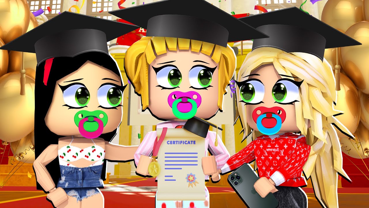 Happy Roblox Family | My Pre-Schooler Graduates Pre-k! - YouTube
