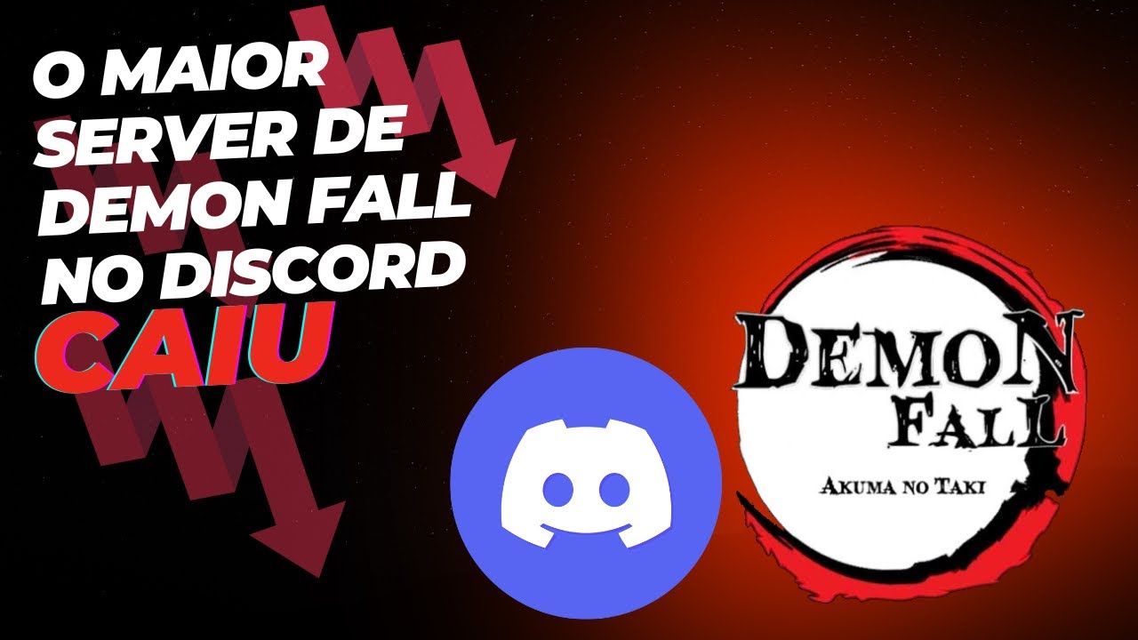 O maior server no discord de Demon Fall caiu - YouTube