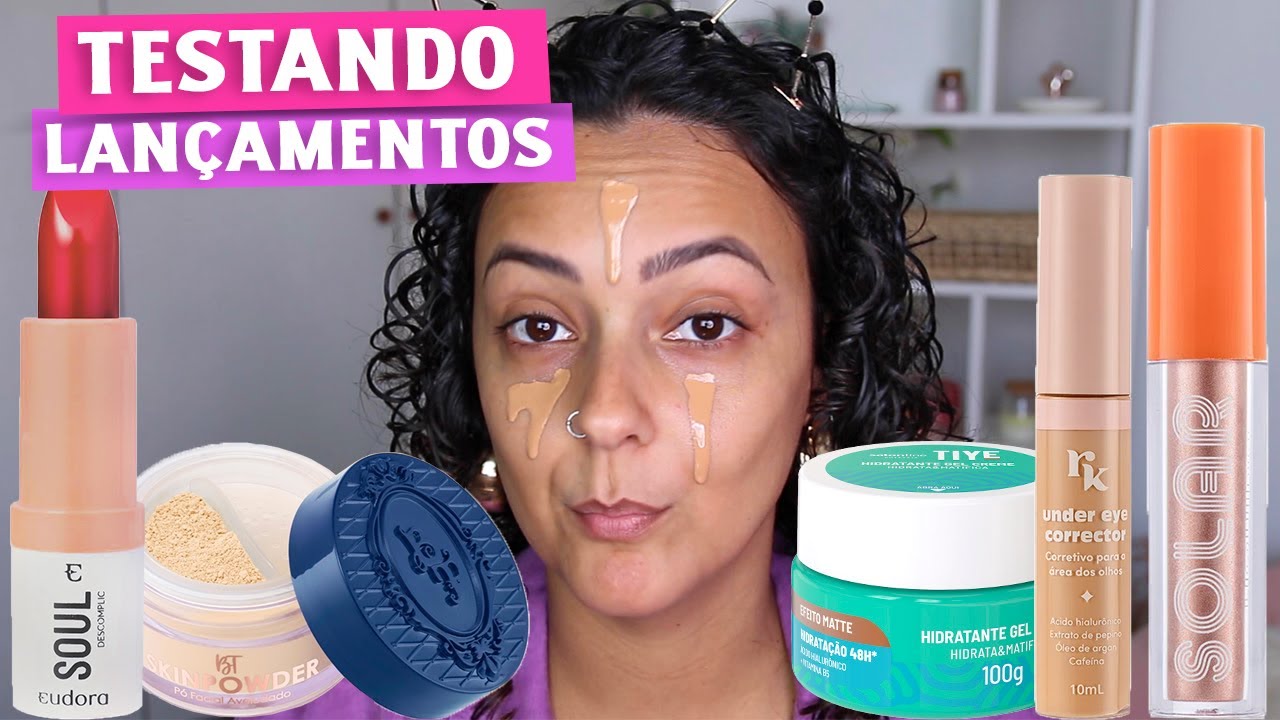 TESTANDO MAQUIAGEM - YouTube