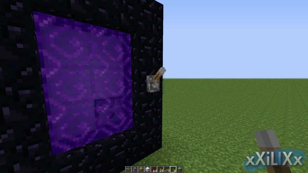 Minecraft - Toggleable Portal (Compact) [Tutorial] - YouTube