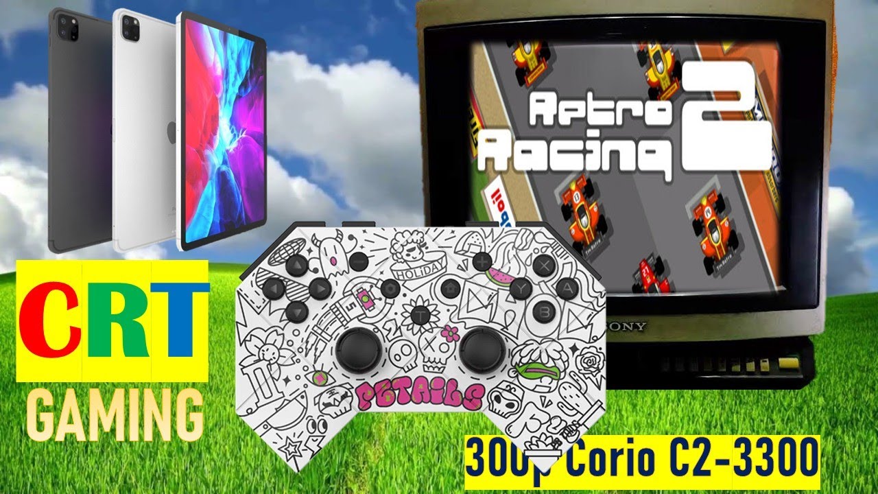 CRT Gaming『Retro Racing 2 | iOS』PBTails Choc Wulong | iPad Pro 11 [Sony ...