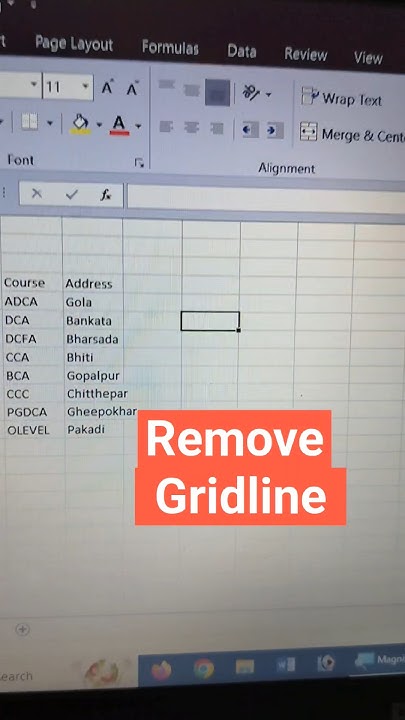 Remove Gridline in Excel by shortcut key #shortvideo #viral #shortsfeed #youtubeshorts #shorts ...