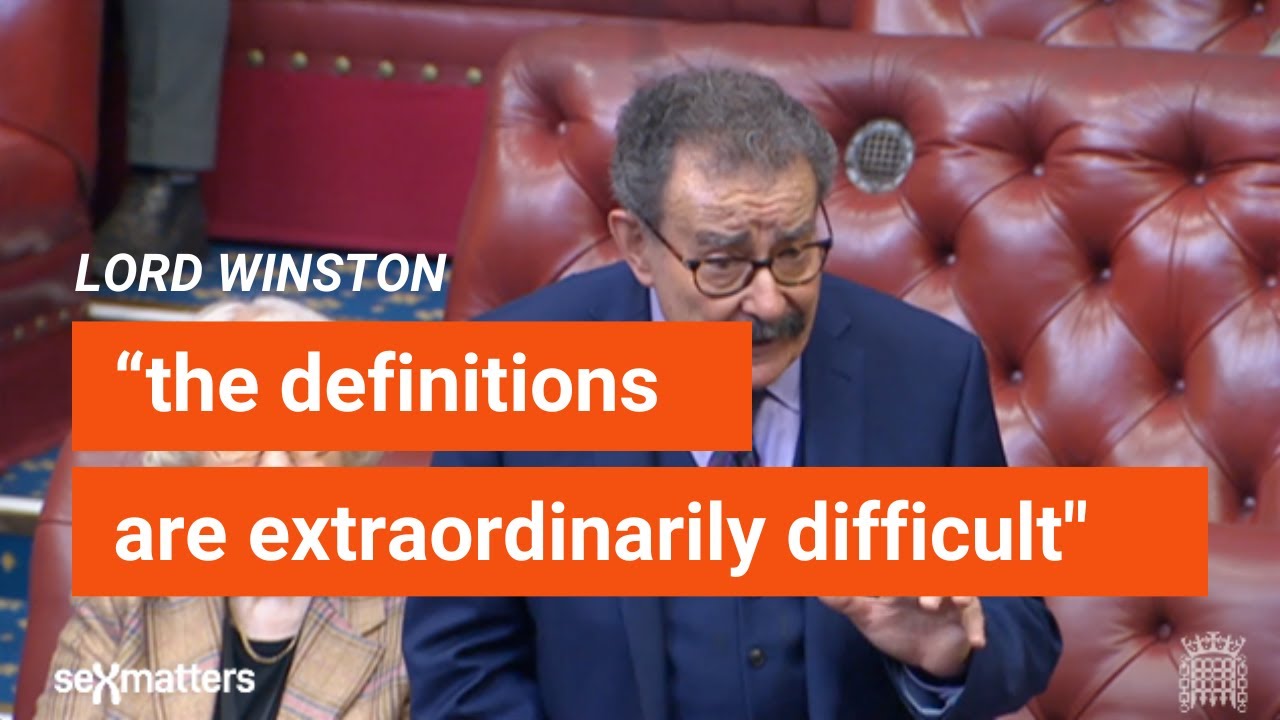 Lord Winston - House of Lords conversion therapy debate - YouTube