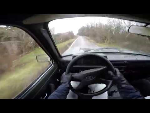 Lada NIVA acceleration / adventureous and fast drive pov
