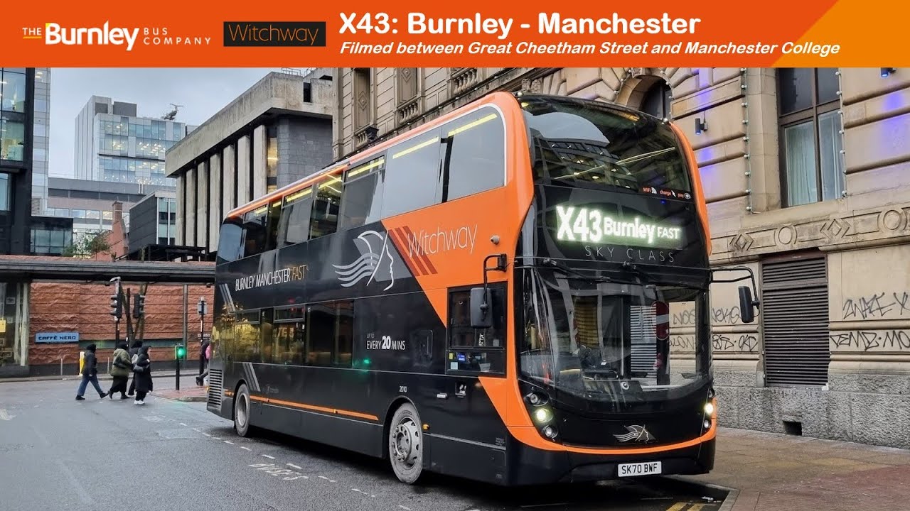 Witch's spell 🧹 Burnley Bus Company X43 service between Great Cheetham ...