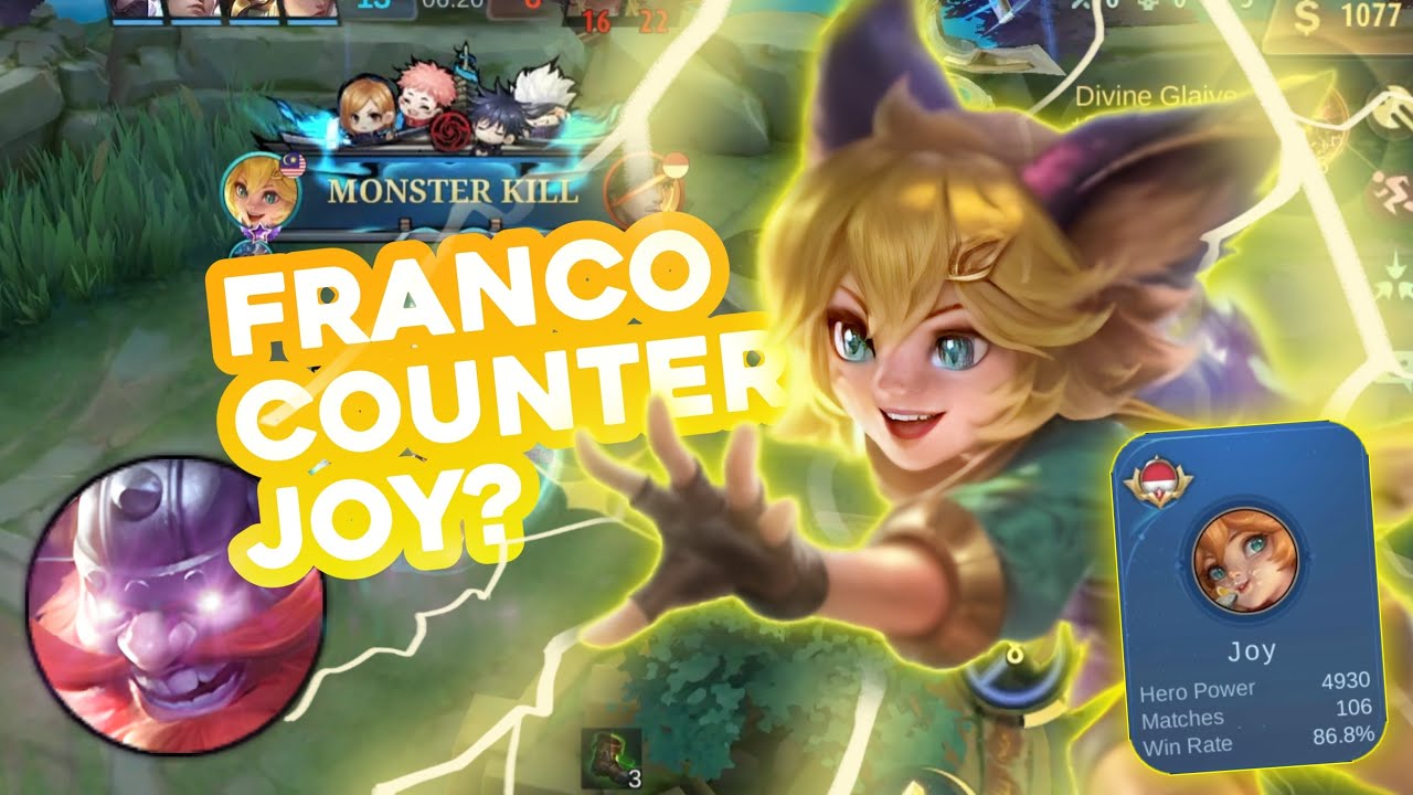 Joy Gameplay - FRANCO Counter Joy? Kalian Salah BESAR! - YouTube