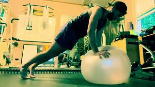 Gym Limitations Workouts - Exercise Ball, 10 Minute, Upper Body - Hotel ...
