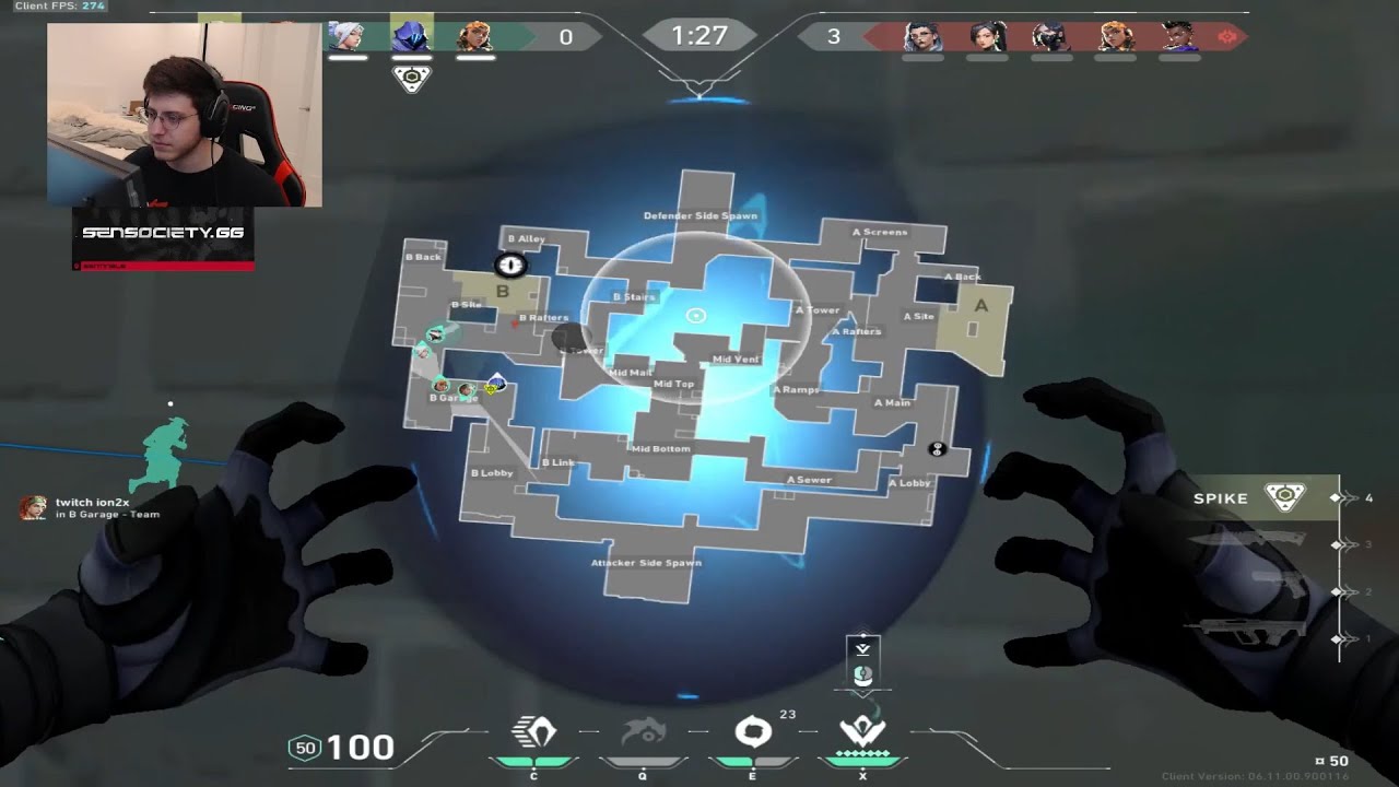 THIS IS WHAT PRO OMEN PLAYING ON SPLIT - SEN ZOMBS OMEN VALORANT RANKED GAMEPLAY [Full Match VOD ...