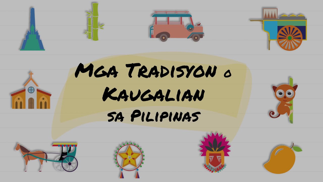 Tradisyon at Pagdiriwang sa Pilipinas - YouTube