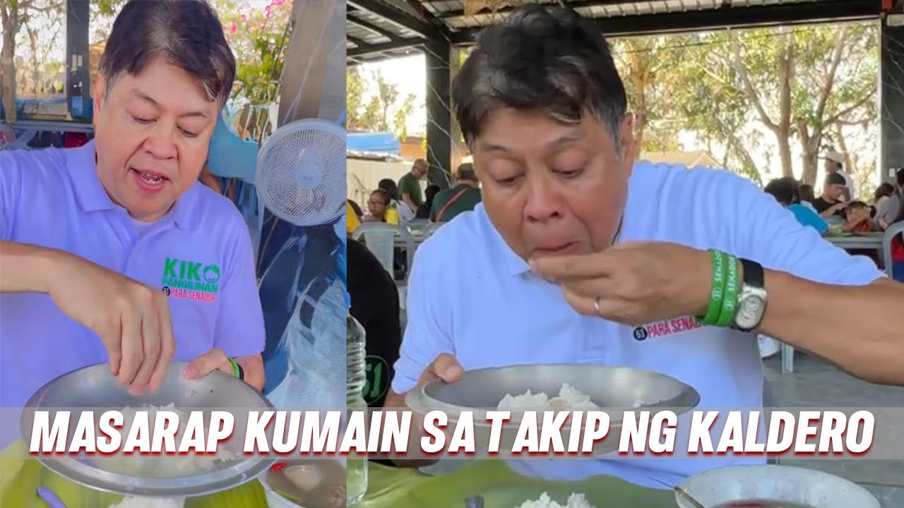 Kiko Pangilinan KUMAIN sa TAKIP ng KALDERO! Umani ng Samo't-saring ...