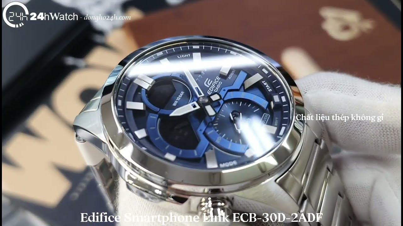 Kết nối điện thoại - Casio Edifice ECB-30D-2ADF chính hãng - 24h Đại lý chính hãng Casio Quốc tế ...