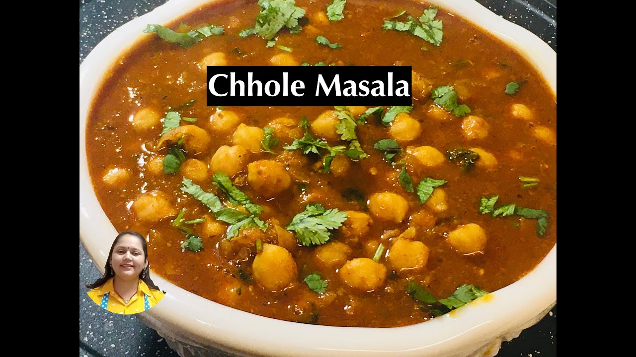 Chole Masala Recipe Restaurant Style Chana masala Recipe with Masala ...