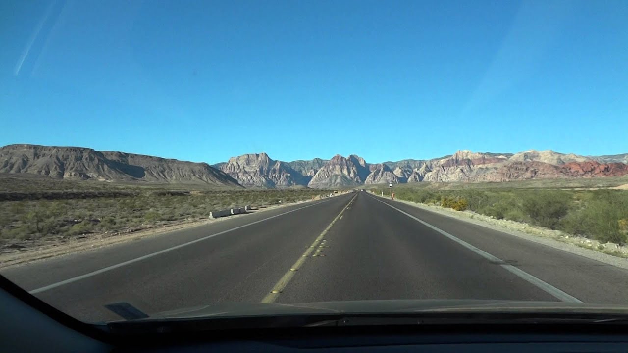 Red Rock Canyon - Blue Diamond Road - Nevada - USA - YouTube