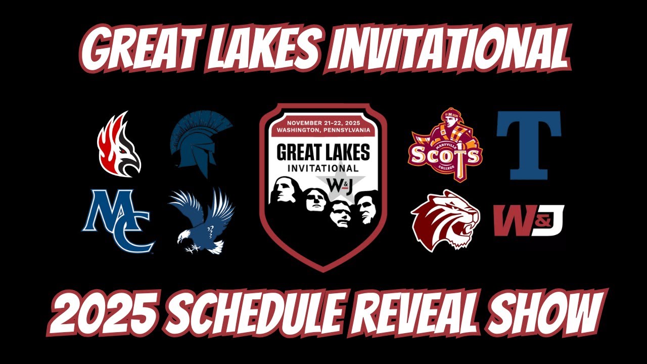 2025 Great Lakes Invitational Schedule Reveal - YouTube