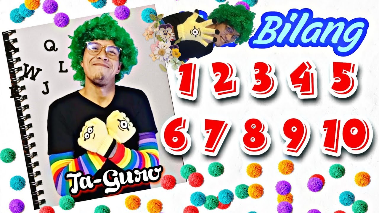 Pagbilang ng 1-10 Tagalog | 1 - 10 | Isa hanggang Sampu | Cher Ey Bi Si ...