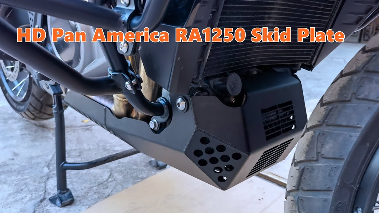 How To Install Harley Pan America 1250 S RA1250 Skid Plate Belly Pan ...