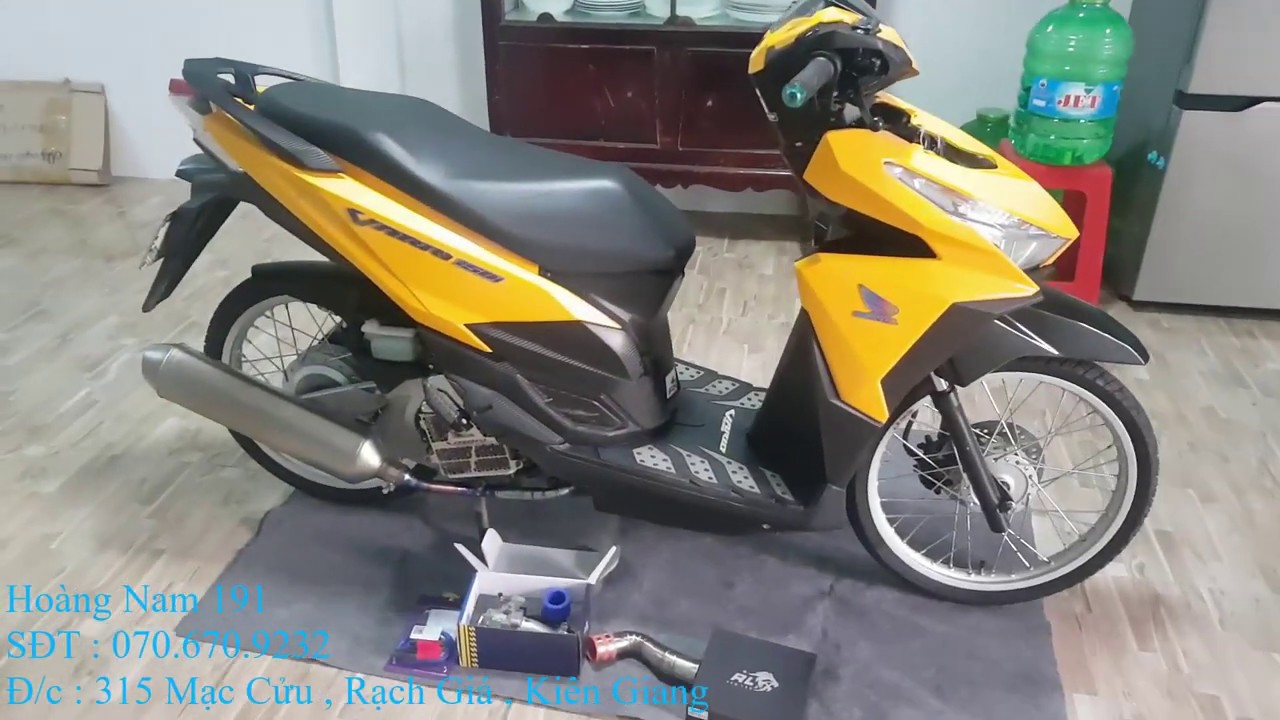 Độ Pô Xăng Lửa Nồi cho Vario 2017 xe của ông bạn ở Cà Mau I Hoàng Nam ...
