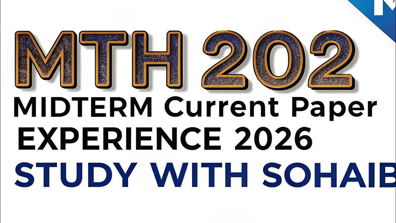 Mth202 Midterm Current Paper Review Experience | Mth202 Midterm ...