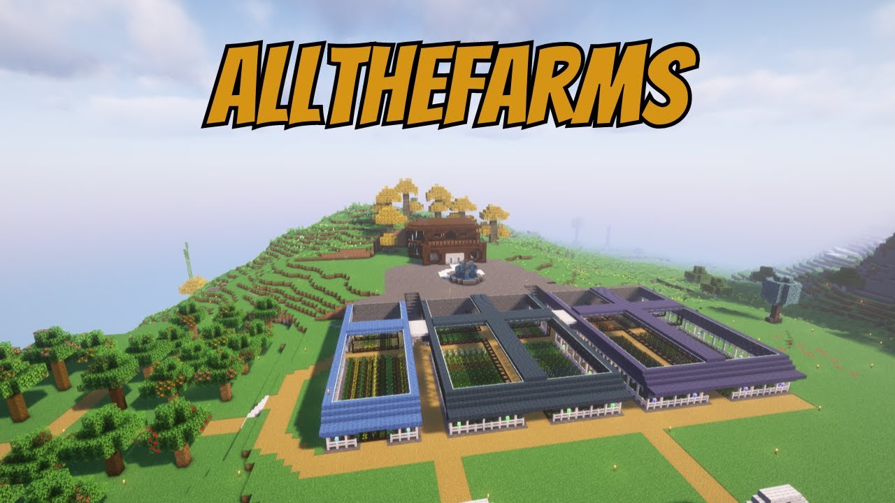 Building a giant farm in Modded Minecraft (ATM 9) Pt.3 - YouTube