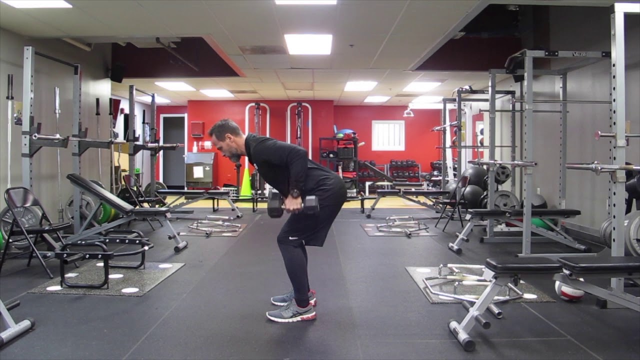Standing Dumbbell Row - YouTube