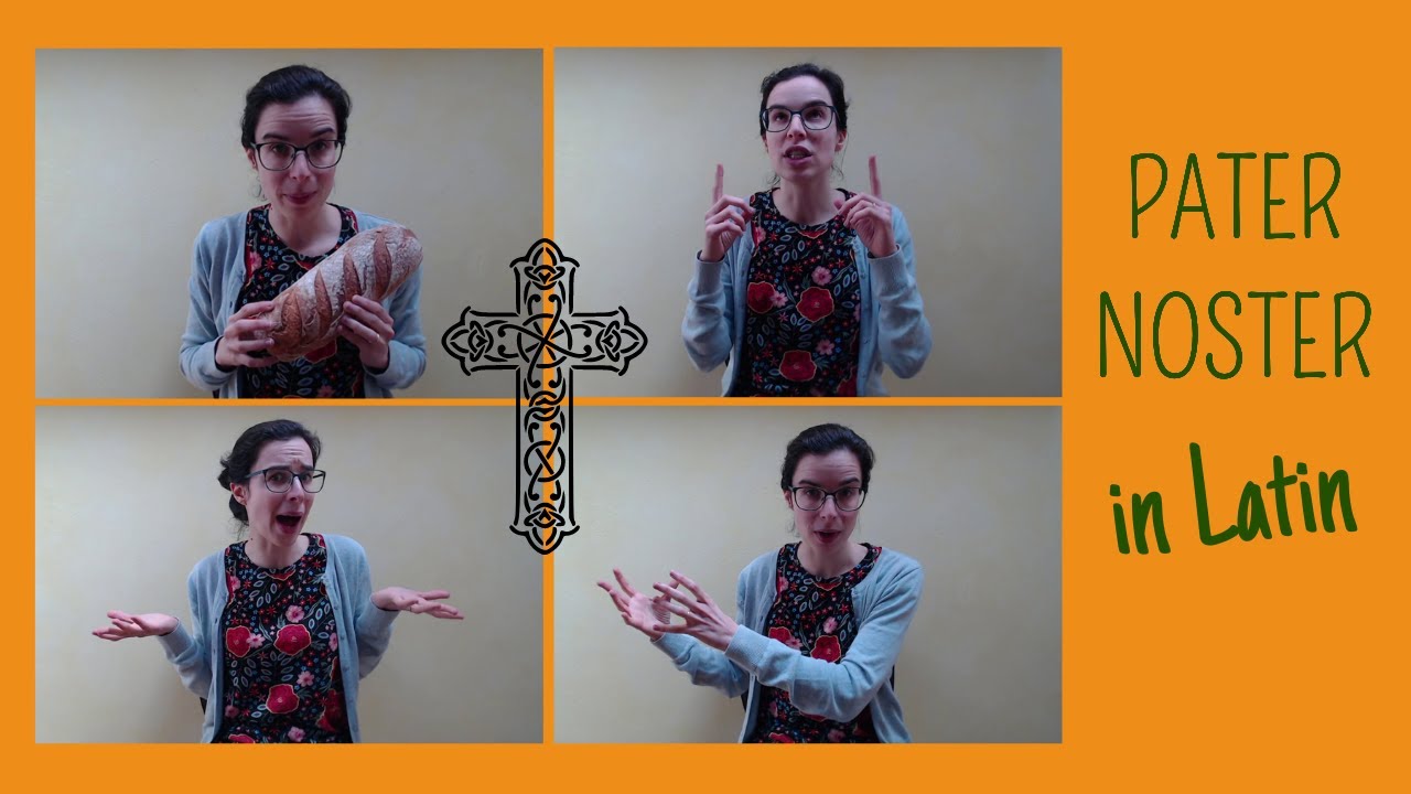 How to pray Latin prayers || Pater Noster prayer in Latin - YouTube