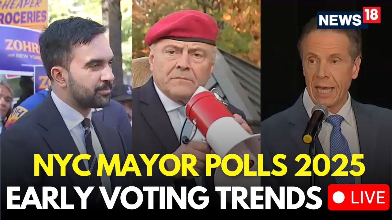 LIVE COVERAGE: NYC MAYOR POLL TRENDS & EARLY VOTE IMPACT | Mamdani ...